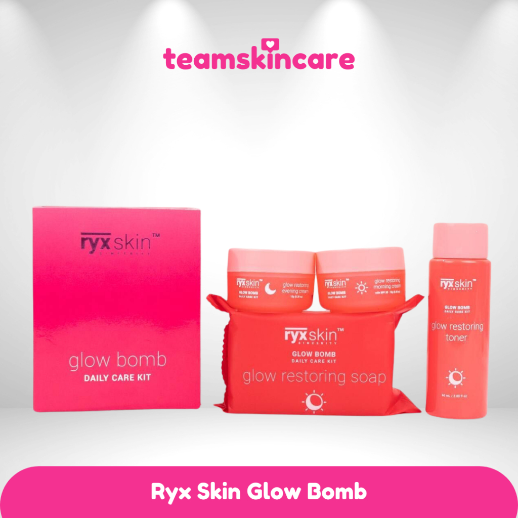RyxSkin Sincerity Glow Bomb Daily Care Kit (Ryx Clear Bomb Advanced ...