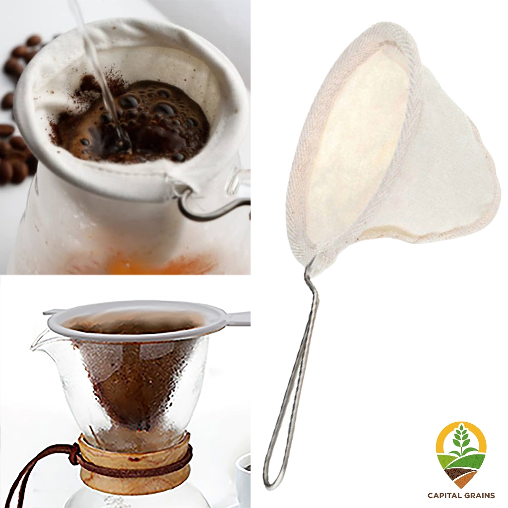 [CG] Reusable Coffee Filter Coffee Strainer Cloth for Pour Over Coffee ...