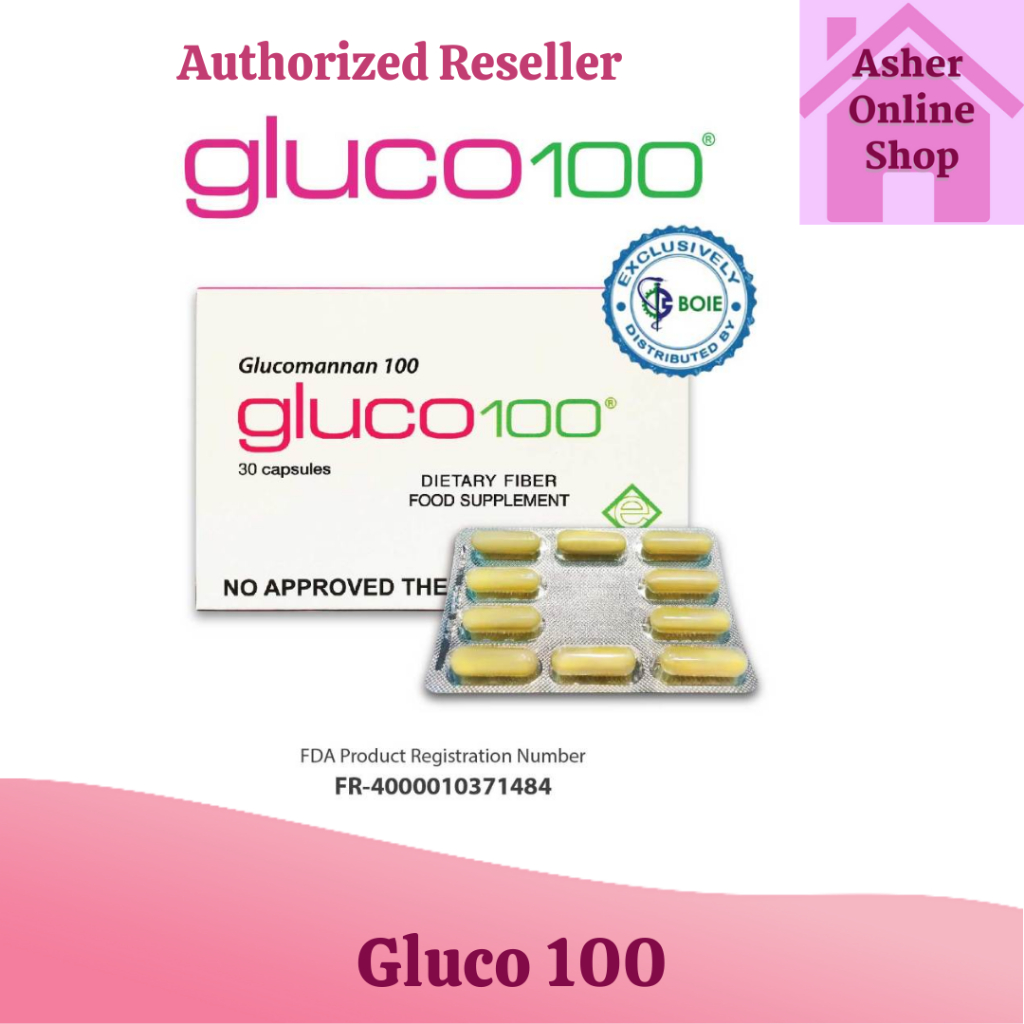 Gluco 100 (100% Pure Glucomannan) | Shopee Singapore
