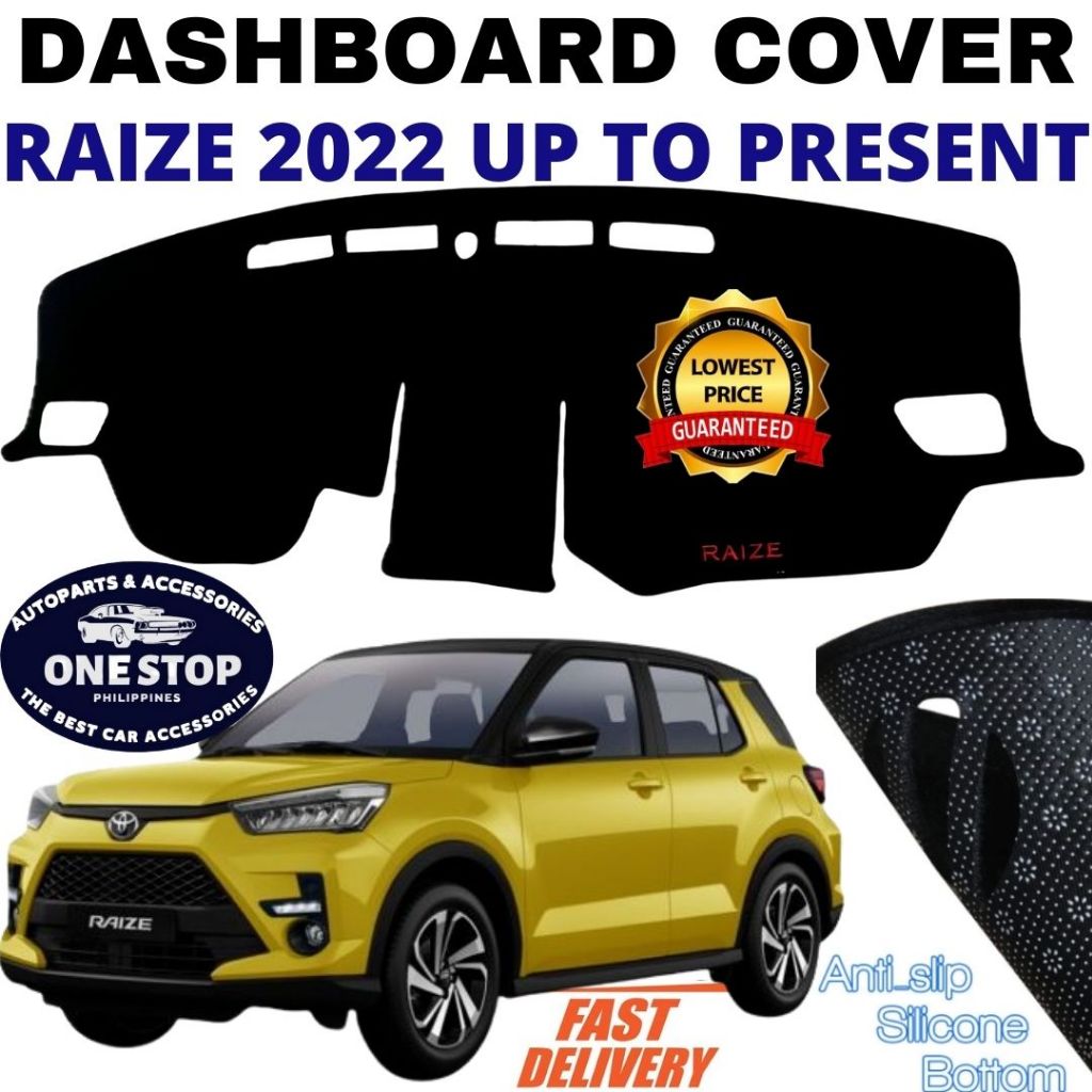 TOYOTA RAIZE Dashboard Cover Insulated Dashboard Cove FOR RAIZE 2022 UP ...