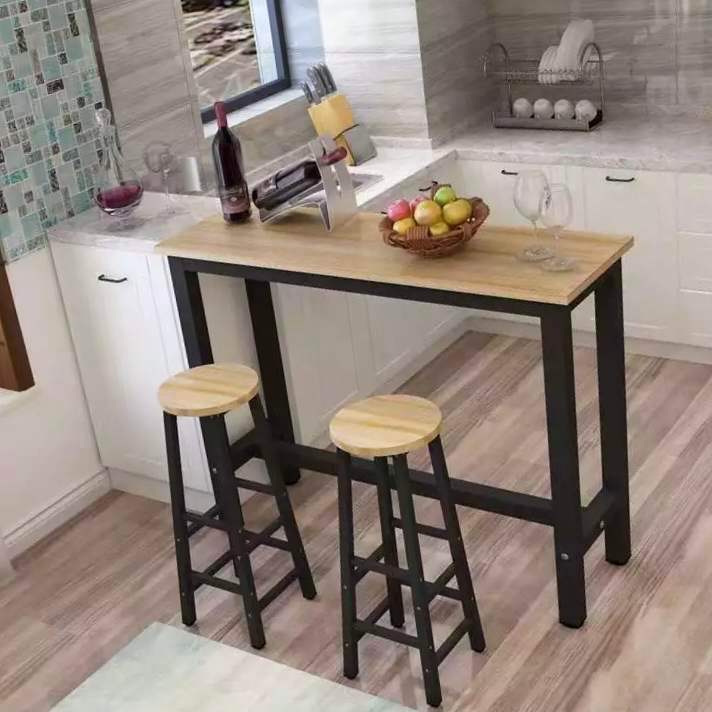 Bar Table And Chair Combination Mini Bar Table + 2 Chairs Set | Shopee ...
