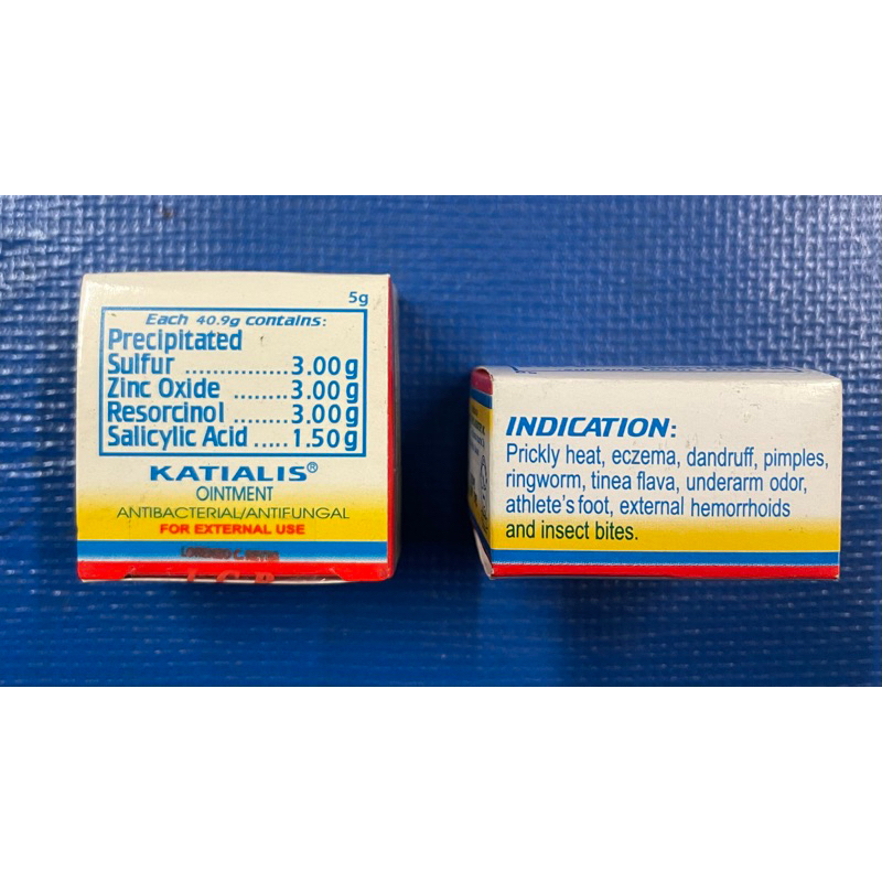 KATIALIS 5G OINTMENT ANTIBACTERIAL/ANTIFUNGAL | Shopee Singapore
