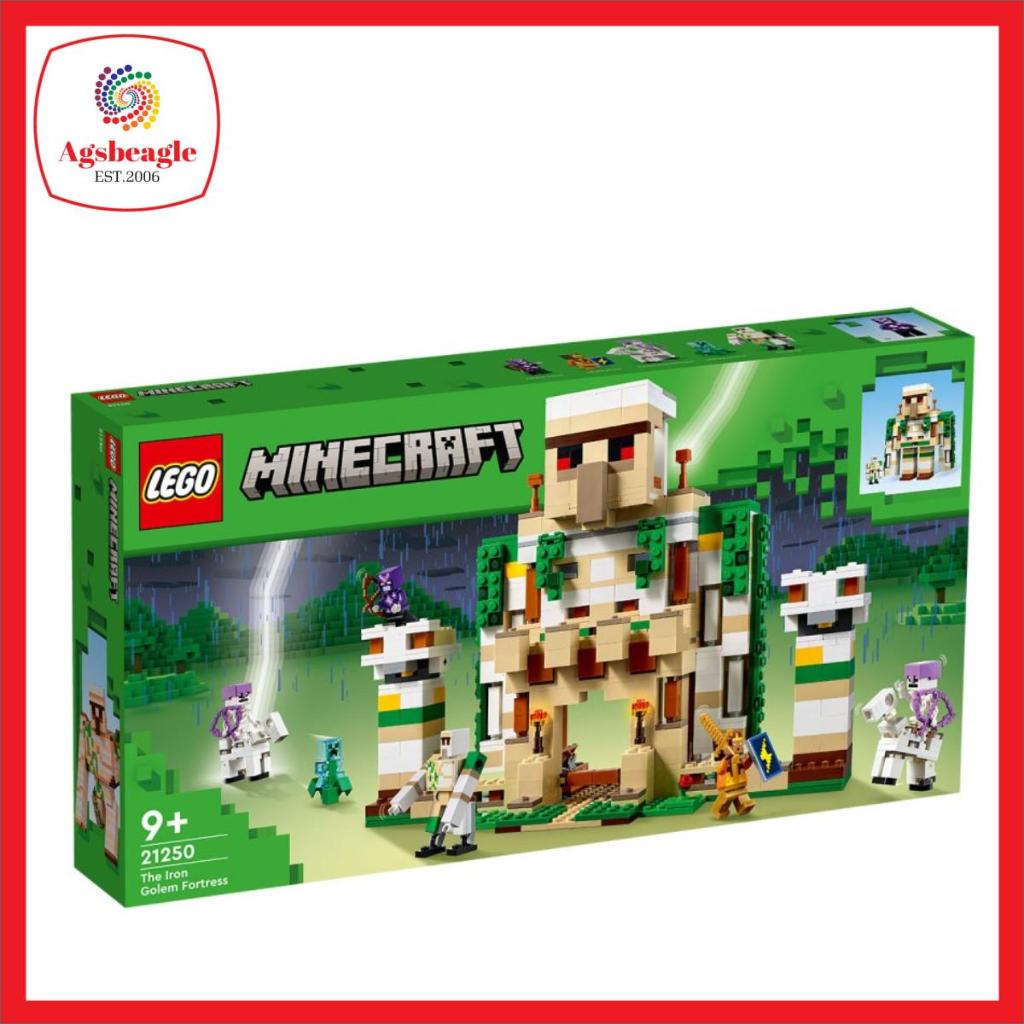 Lego Minecraft The Iron Golem Fortress 21250 (2023) | Shopee Singapore