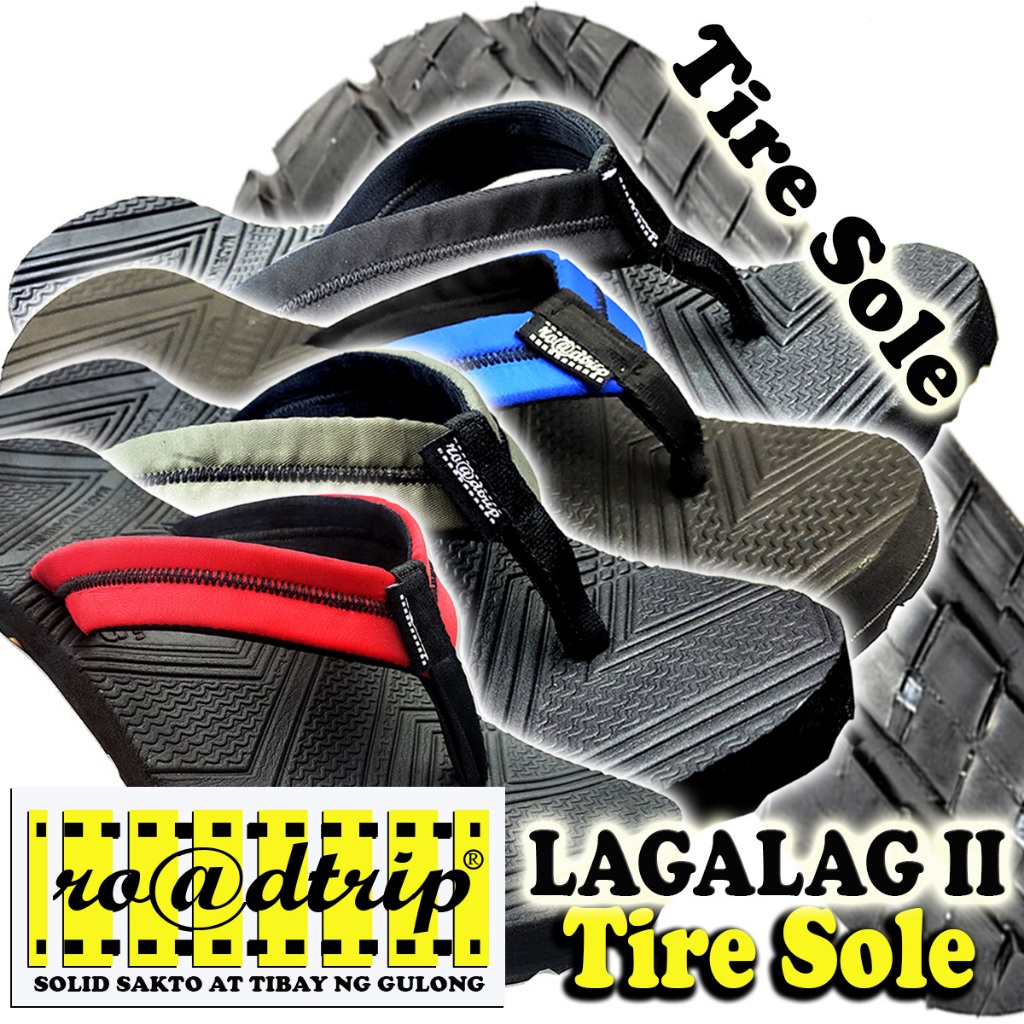 Roadtrip Lagalag PLUS SIZE 12-16 - Marikina made Tire sole slippers for ...