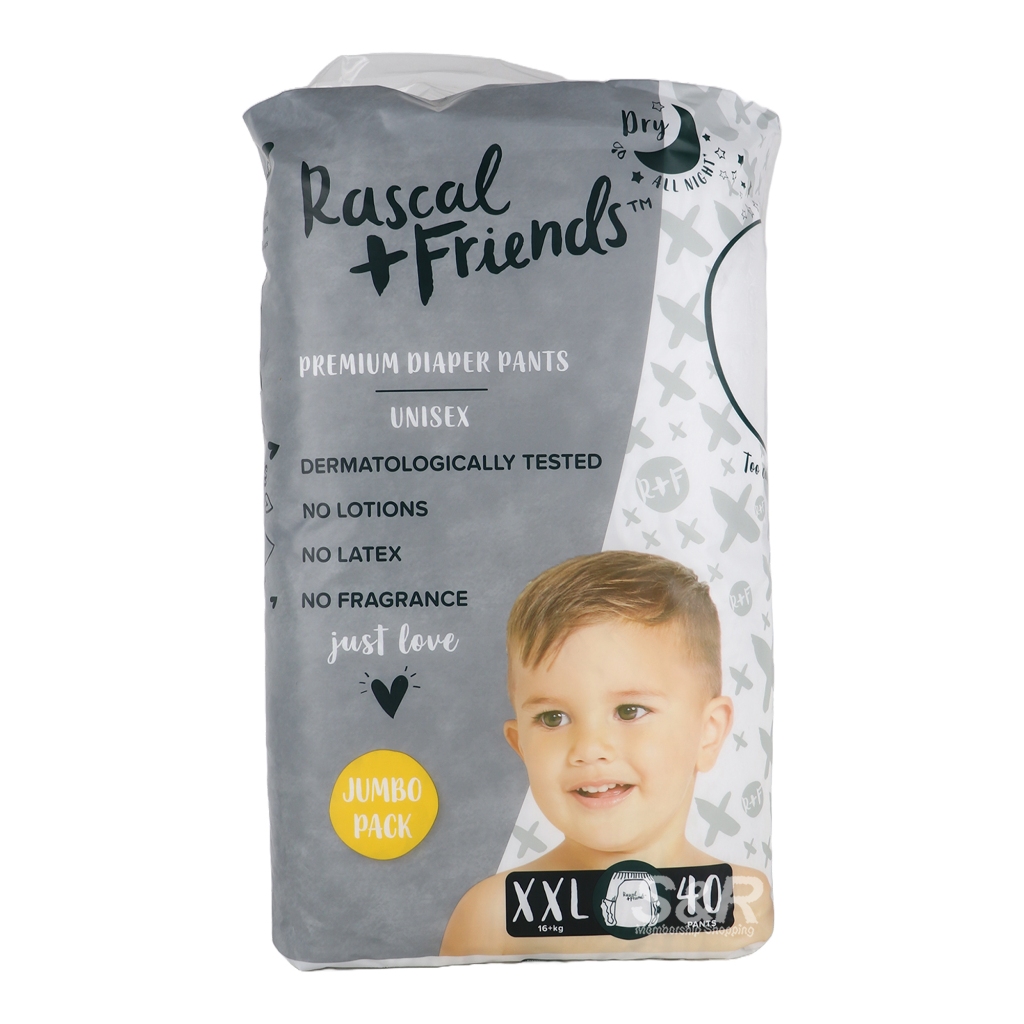 Rascal + Friends Premium Diaper Pants XXL 40pcs | Shopee Singapore