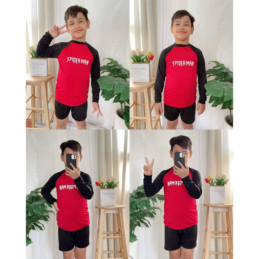 1-12 YEARS OLD KIDS RUSH GUARD terno for kids KIDS SWIMWEAR | Shopee ...