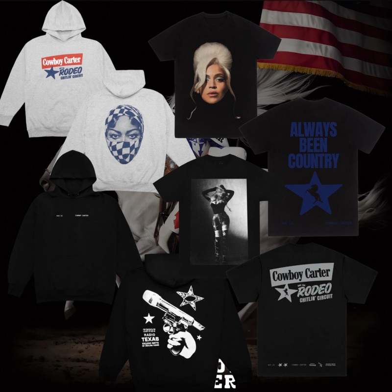 Beyonce Cowboy Carter Official Merch (Recreation) | Shopee Singapore