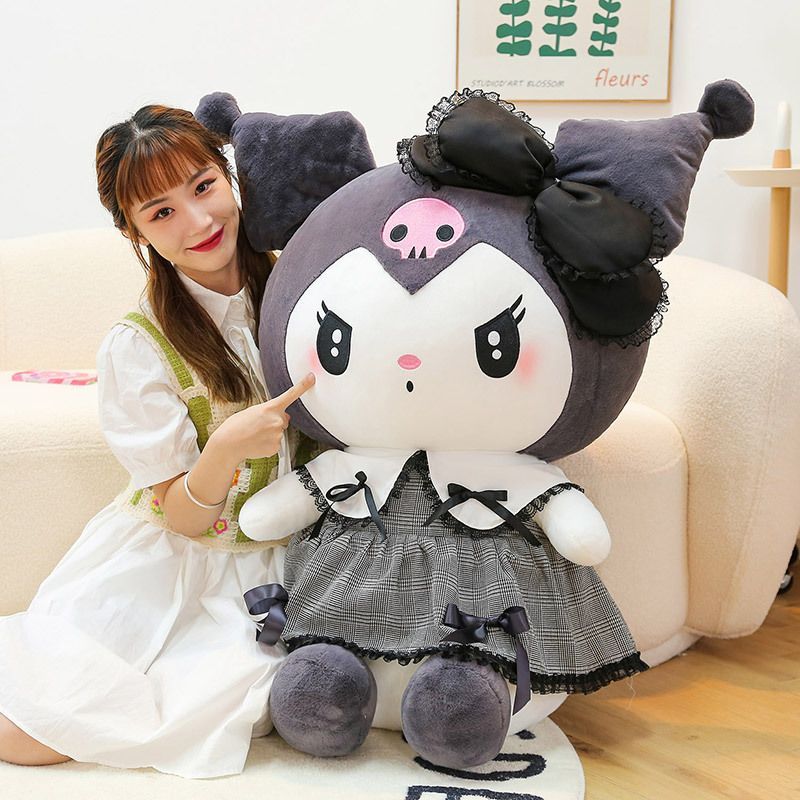 Kuromi Black SANRIO Characters Plush Toy Ragdoll Devil Kuromi | Shopee ...