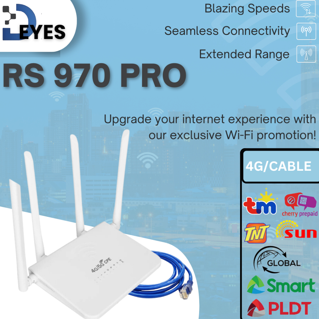 Version RS970 PRO 2024 Modified Unlimited Hotspot 4G LTE Modem Router ...