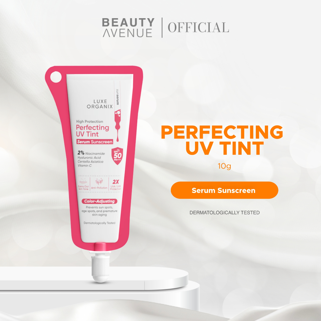 Luxe Organix High Protection Perfecting UV Tint Serum Sunscreen SPF 50 PA +++ 10g | Shopee Singapore