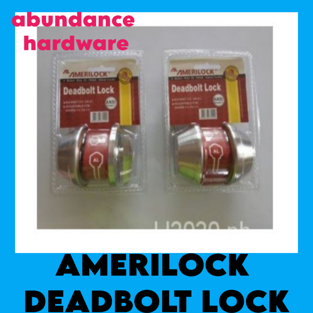Amerilock Deadbolt Lock (Single and Double) | Shopee Singapore