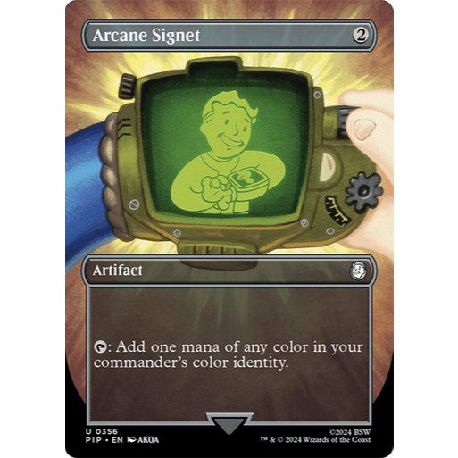 Arcane Signet (Borderless) - Fallout Commander | Shopee Singapore