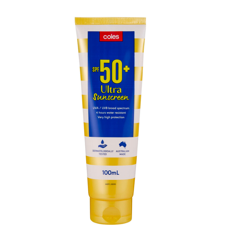 Coles SPF 50+ Sunscreen Ultra Tube | 100mL ( SEP 2026) | Shopee Singapore