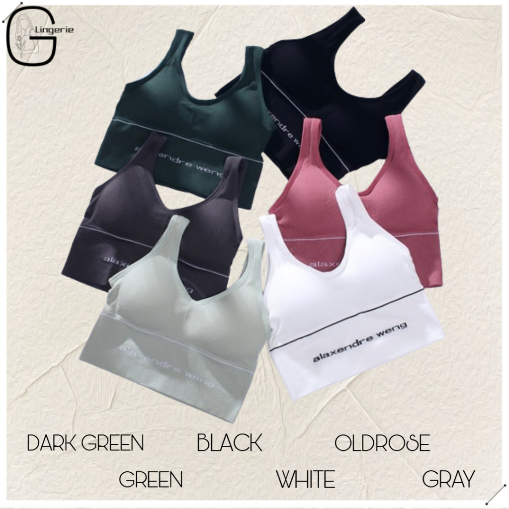 G-Lingerie Girl Push Up Bralette Top Tube Cotton Fabric Padded Korean ...