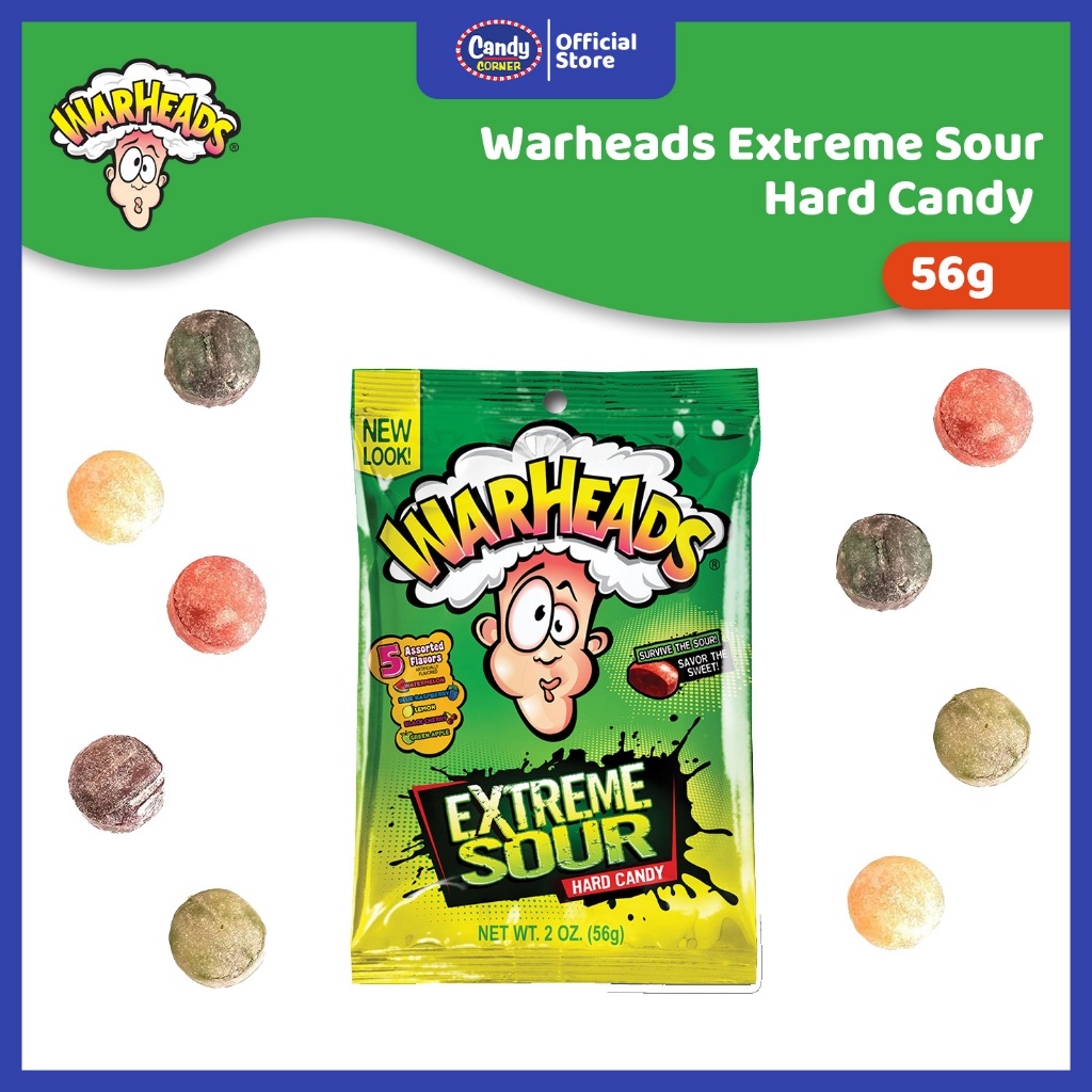 Warheads Extreme Sour Hard Candy 56g | Shopee Singapore