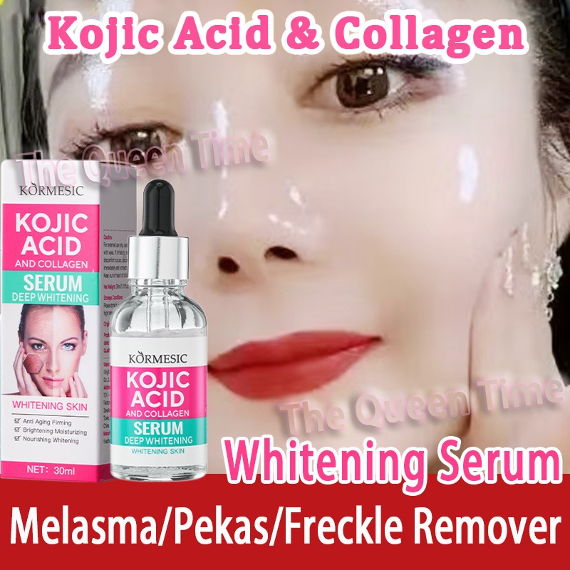 Kojic Acid Collagen Face Serum Niacinamide Serum Whitening Melasma ...