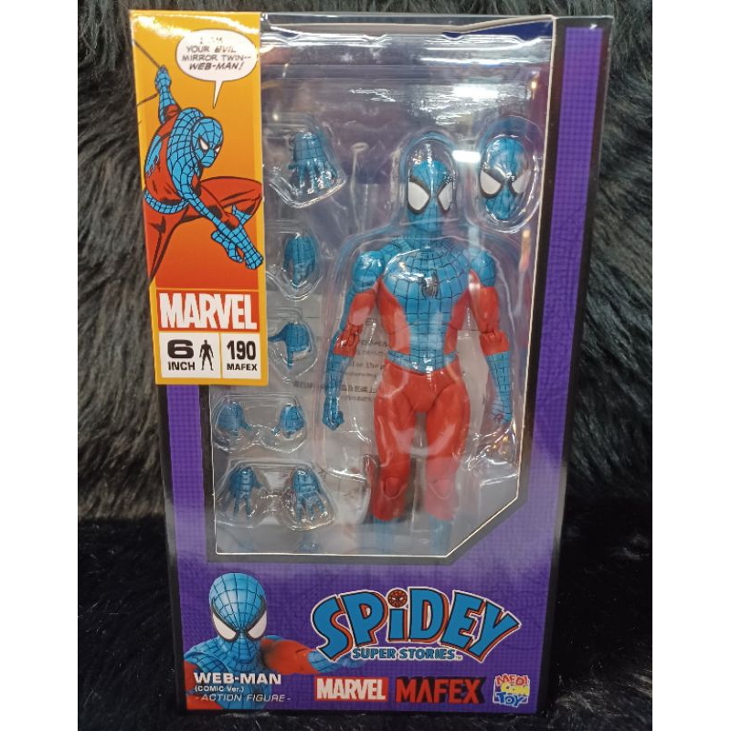 Marvel Mafex Spidey Super Stories (Web-Man) | Shopee Singapore