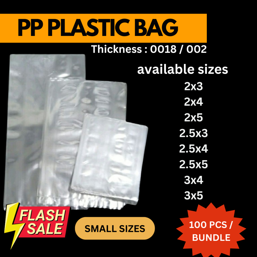 Transparent PP Plastic Repacking Bags pp plastic bag for repacking 2x3 ...