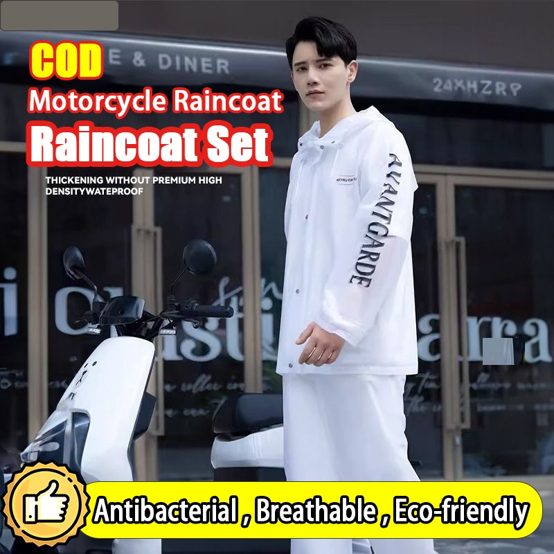 Waterproof Rain Suit Raincoat Universal Thick raincoat for men motowolf ...