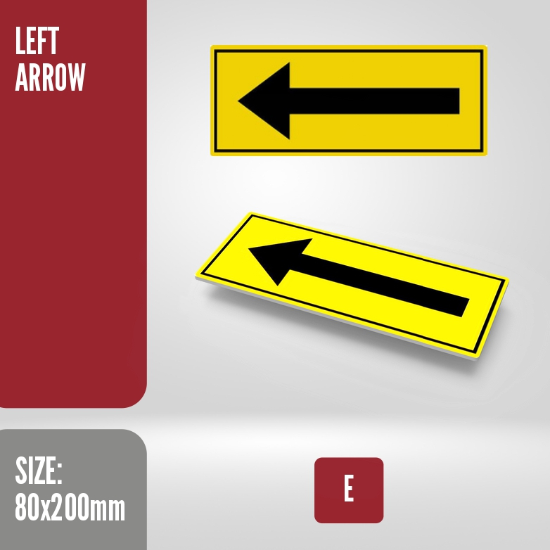 Left Arrow Signage (Directional Signage) | Shopee Singapore