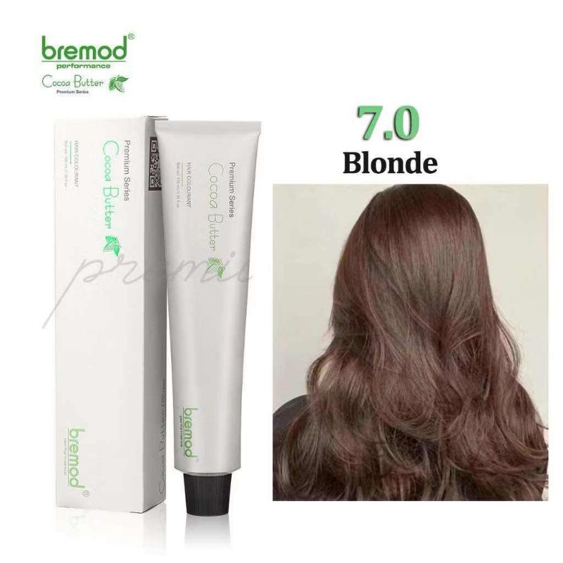Premium Bremod 7.0 Blonde Cocoa Butter Hair Color With oxidizer Set ...
