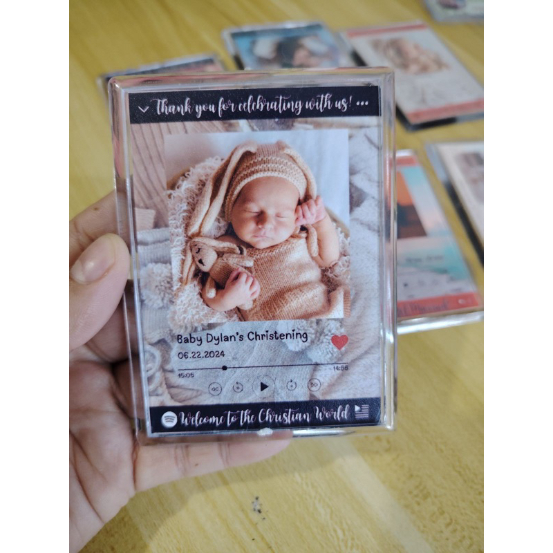 CUSTOMIZED/PERSONALIZED SPOTIFY ACRYLIC REF MAGNET(YOUTUBE THEME AND ...
