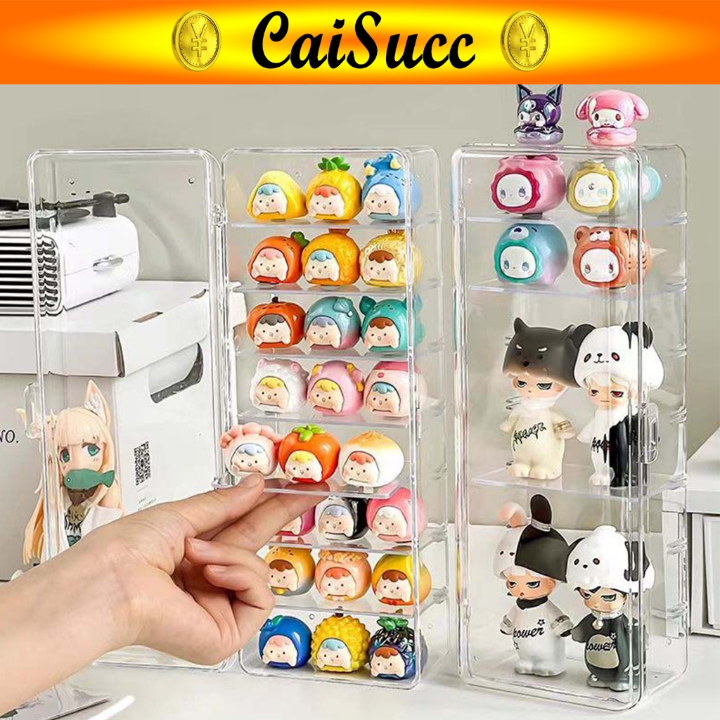 1:64 Scale Acrylic Display Case for Car Collection Car Toy Storage Box ...