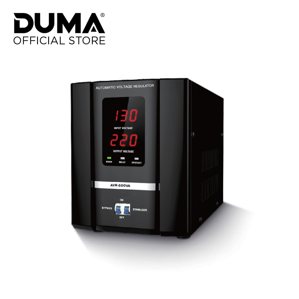 DUMA AUTOMATIC VOLTAGE REGULATOR WITH 500VA AVR SERVO MOTOR TYPE AND ...