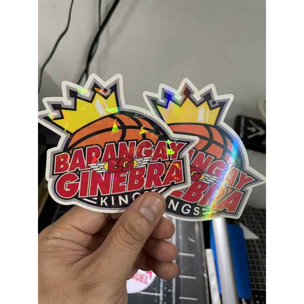 BARANGAY GINEBRA LOGO PREMIUM STICKER LOGO STICKER (waterproof scratch ...