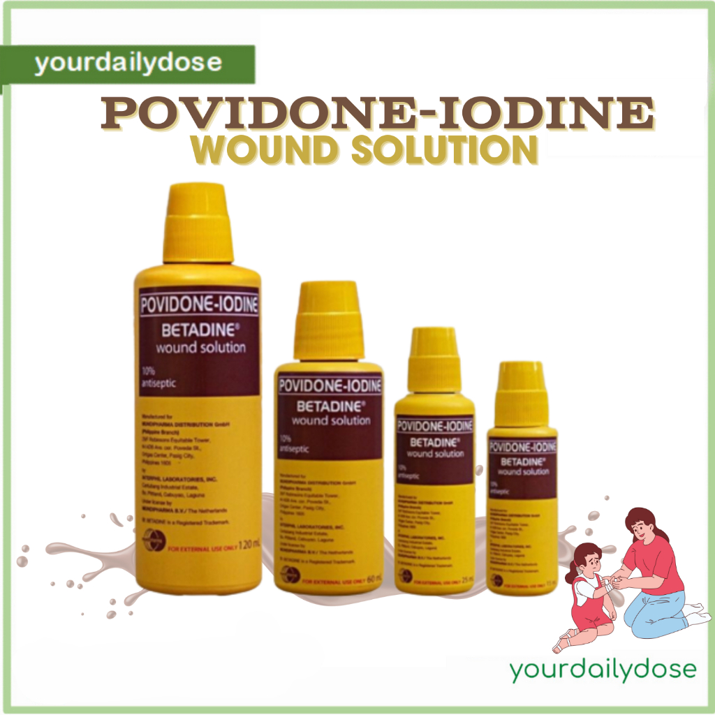 Betadine Wound Solution (POVIDONE IODINE 10%) | Shopee Singapore