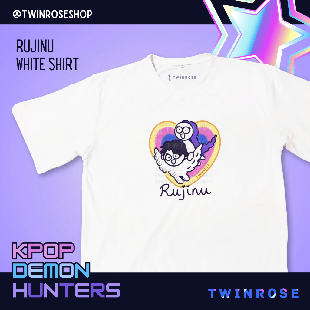 Rujinu Inspired White Shirt KPOP demon hunters Rumi Jinu [Twinrose ...