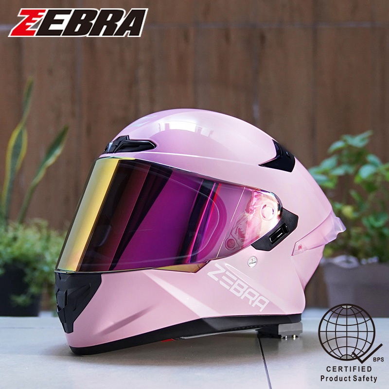 Zebra ATLAS Dual Visor Helmet Full Face for Motorcycle Men and Women ...