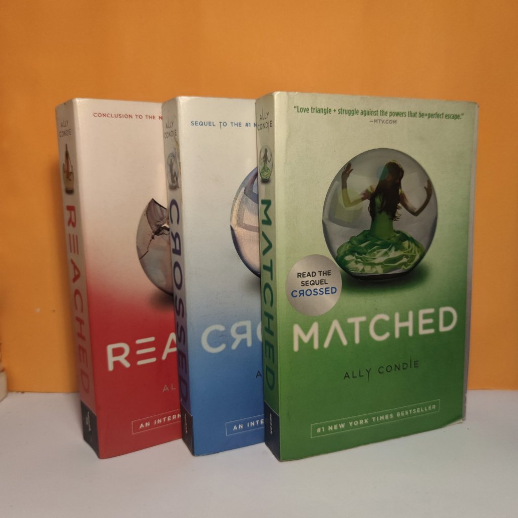 Matched Trilogy by Ally Condie (Matched, Crossed, Reached) | Shopee ...