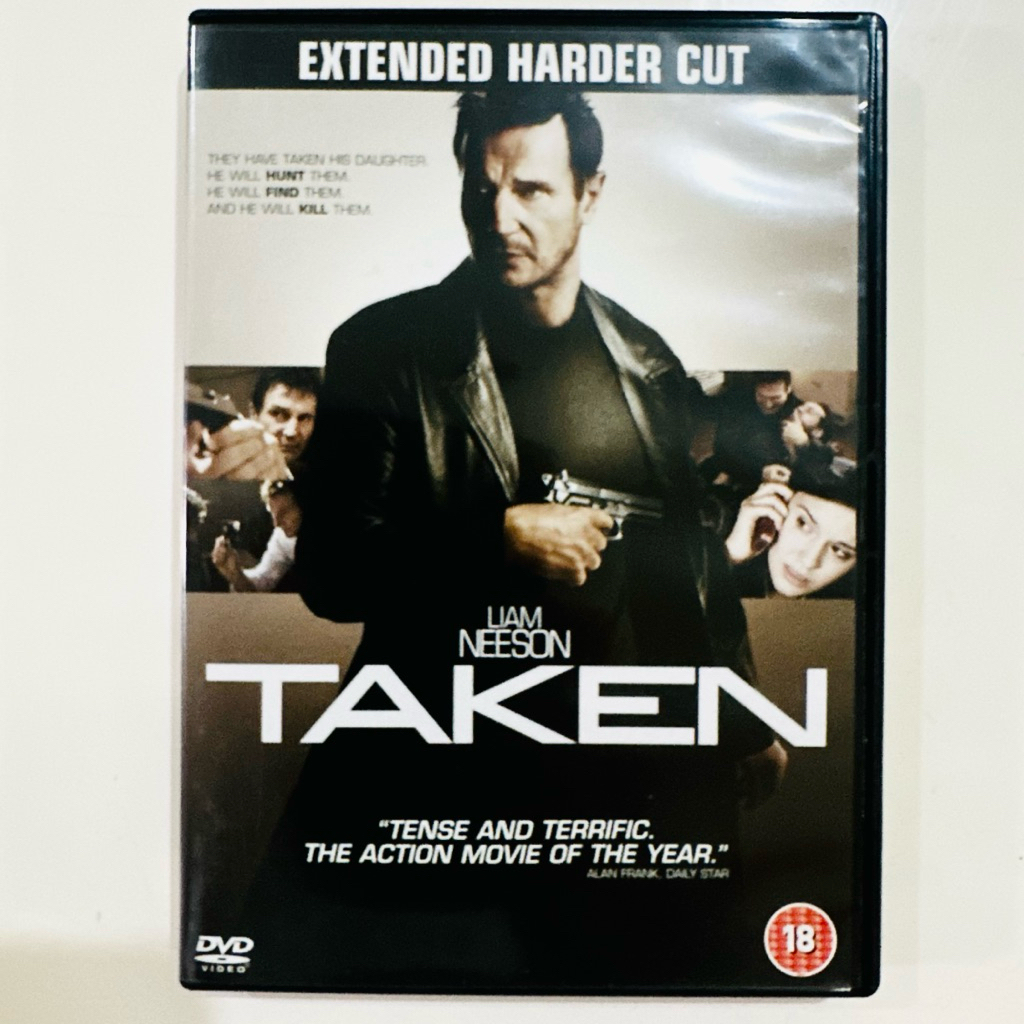 Taken (Extended Harder Cut) UK DVD – Preloved Action Thriller Liam ...