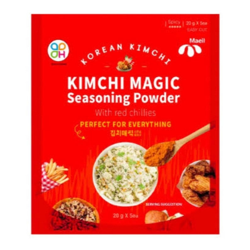 (POPMART) Kimchi magic seasoning powder with red chillies perfect for ...