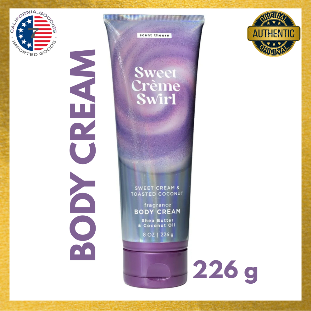NEW Scent Theory Sweet Creme Swirl Fragrance Body Cream/Lotion with ...