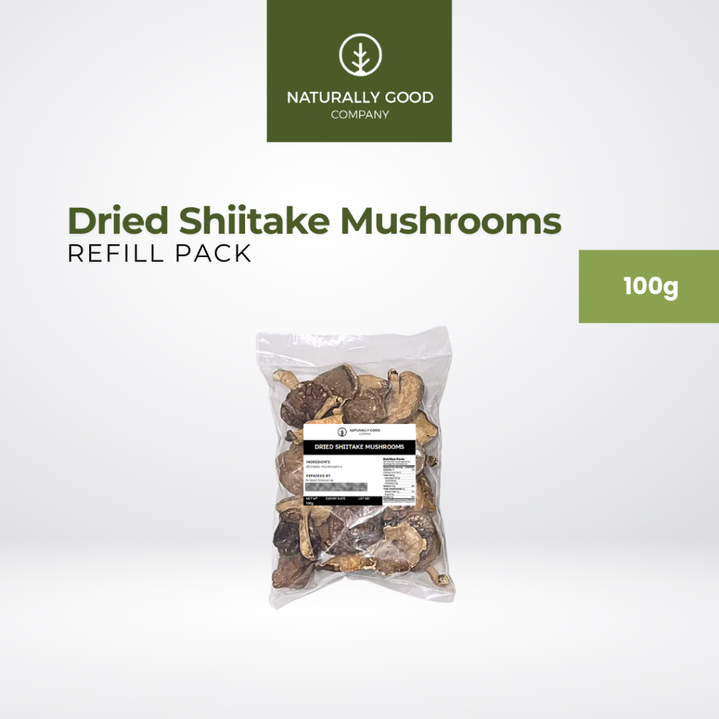Dried Shiitake Mushrooms (100g refill packs) | Shopee Singapore
