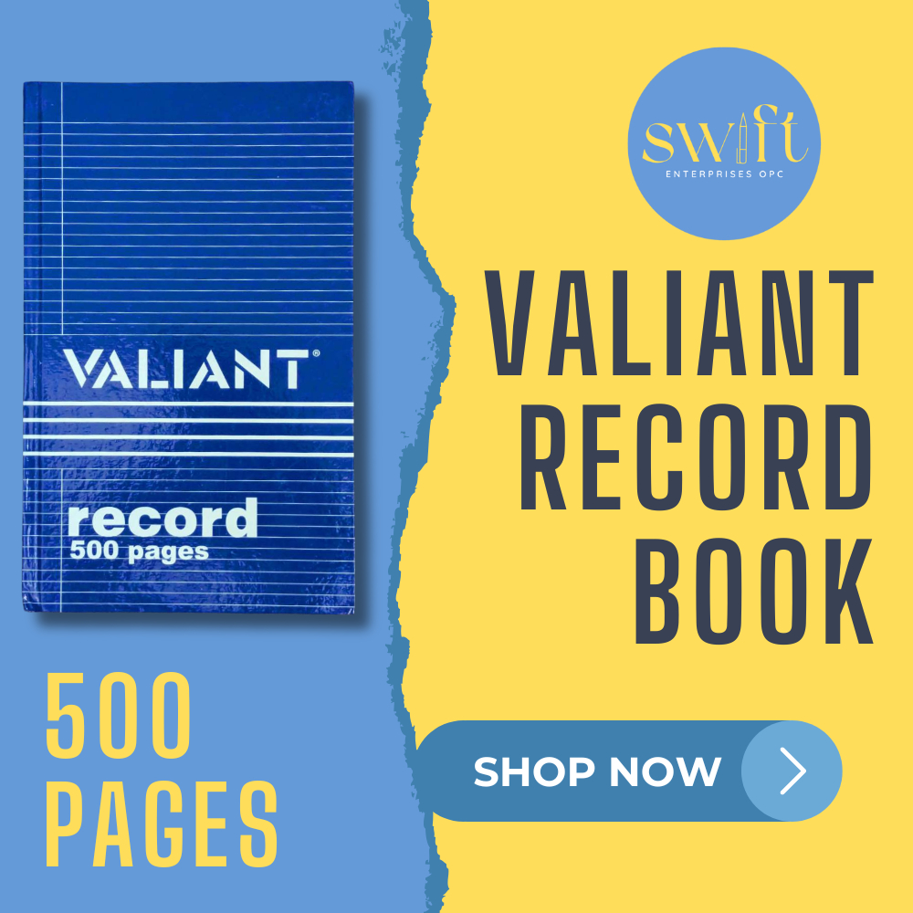 Valiant Record Book – 150/200/300/500 Pages, Blue Cover | Shopee Singapore