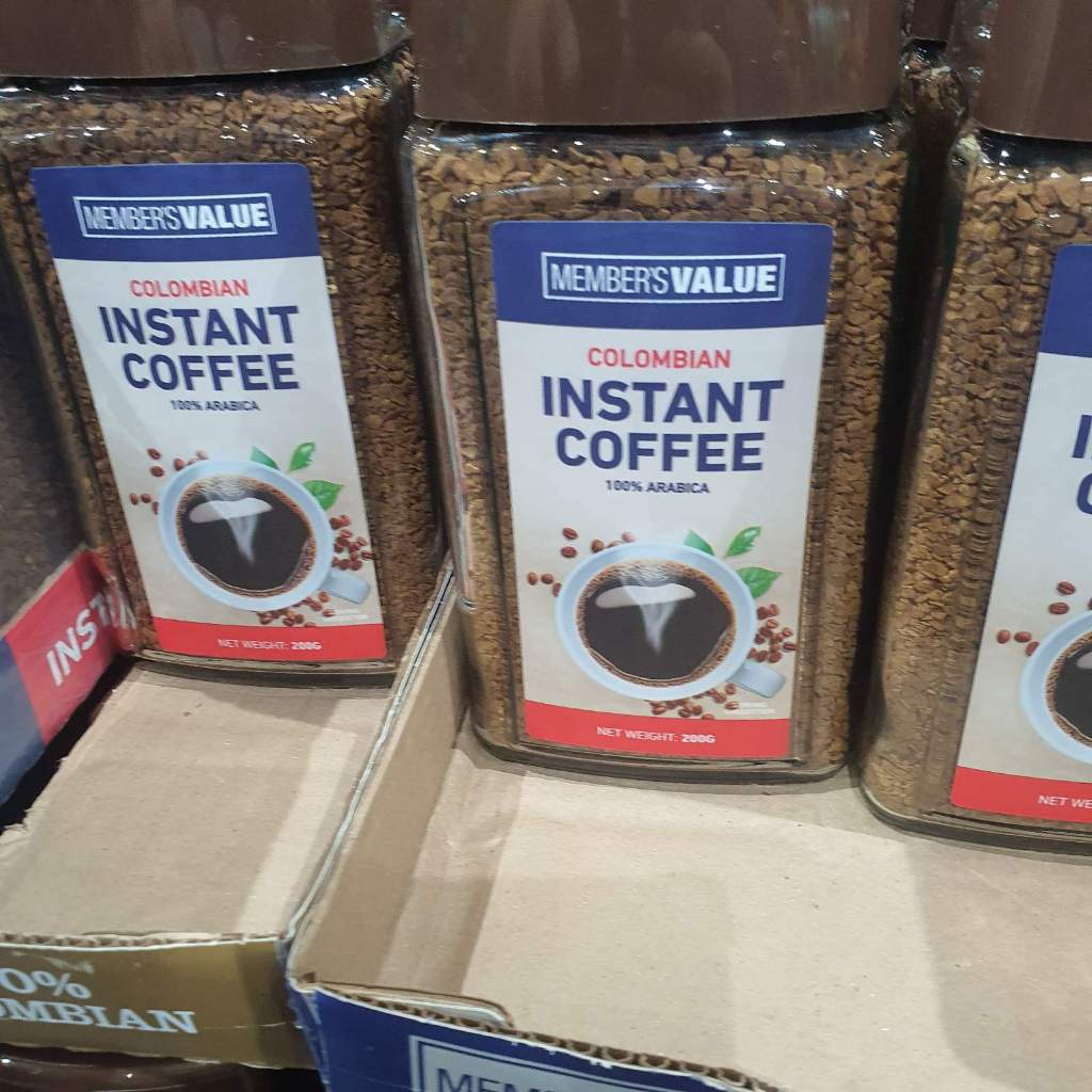 Member's Value 100% Colombian Regular Instant Coffee 200g ...