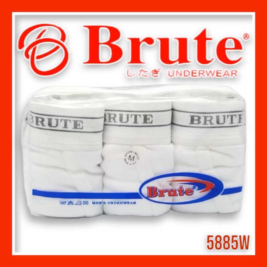 BRUTE BRIEF FOR MEN'S 3in1(3pcs per set) small to 2xl | Shopee Singapore