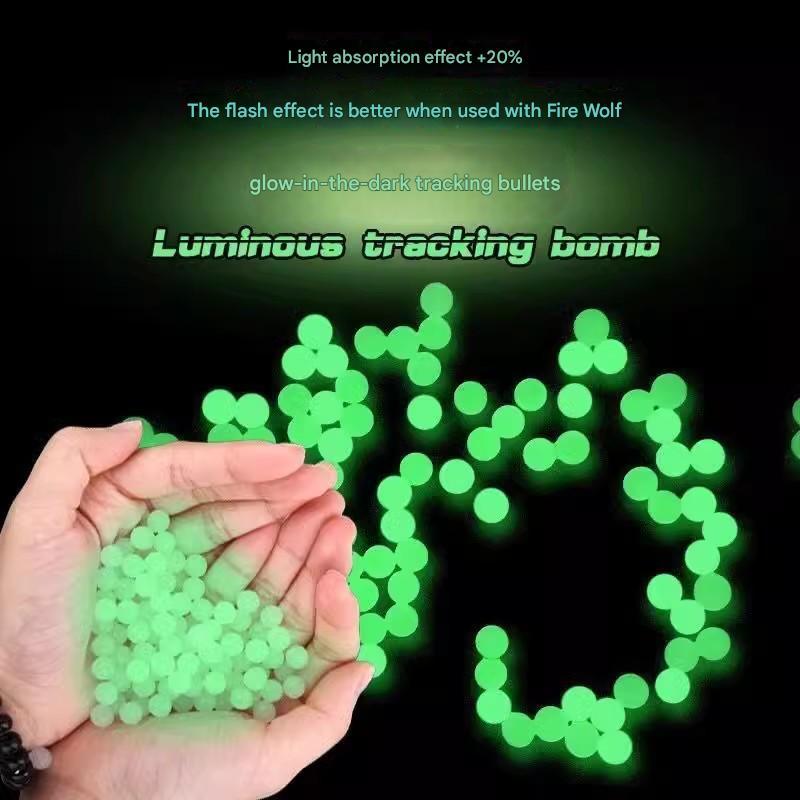 Luminous Bead 10000pcs 7-8mm Glow in the Dark Gel water Balls DIY Toys ...