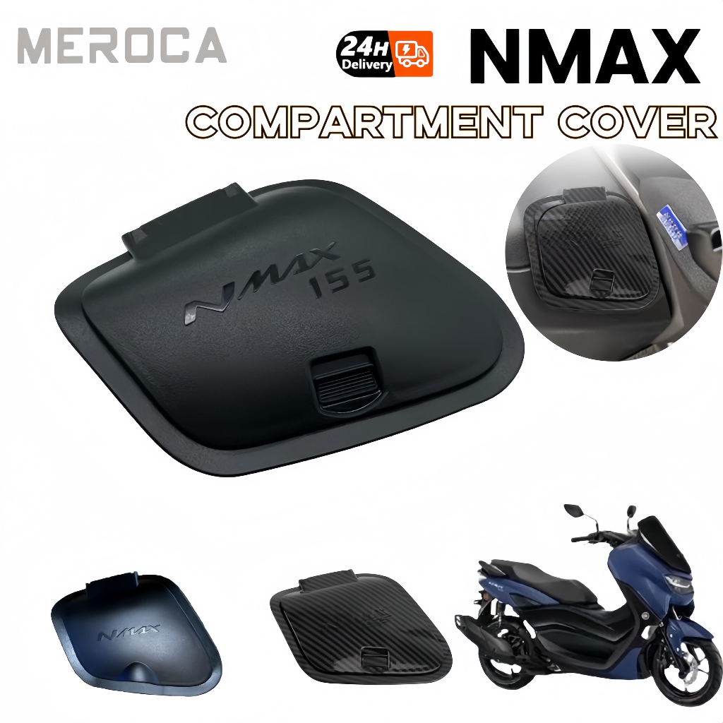 Motorcycle Compartment Cover Side Pocket Cover For YAMAHA NMAX 155 V2 ...