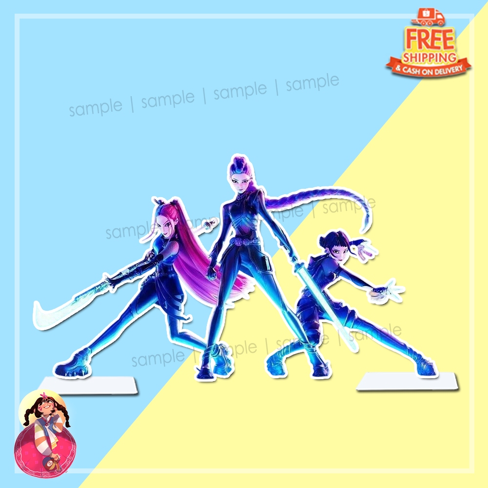 Kpop Demon Hunters Standee Versions 5 Inch Mira Rumi Zoey PVC Display ...