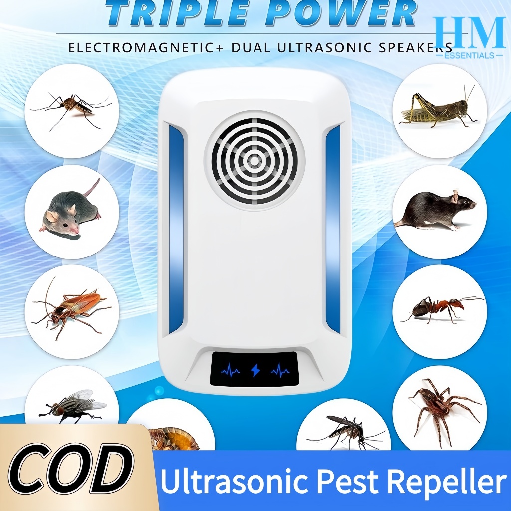 Ultrasonic Pest Repeller Equipment Sound Waves To Repel Mice Electric ...