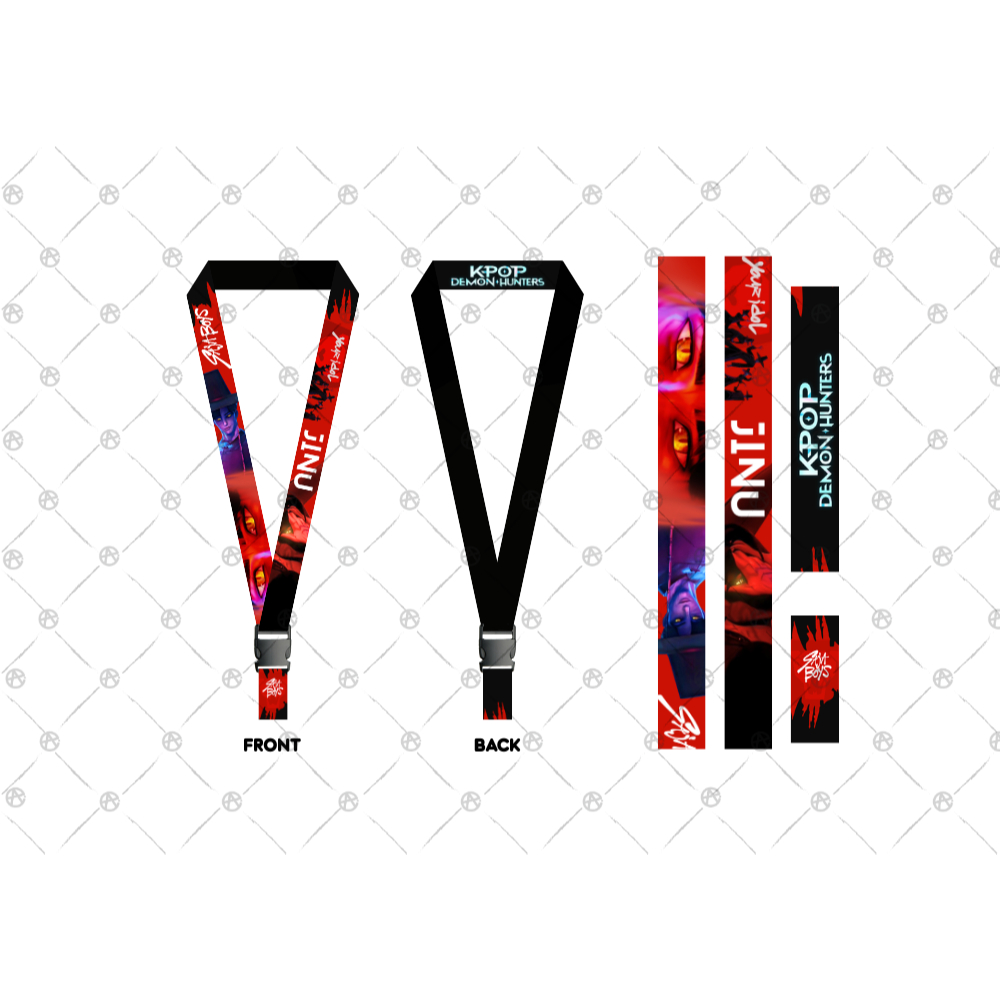 SAJA BOYS YOUR IDOL ID LACE LANYARD | KPOP DEMON HUNTERS | Shopee Singapore