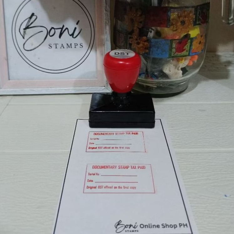 Documentary Stamp Tax PAID Stamp 3x6cm | Shopee Singapore