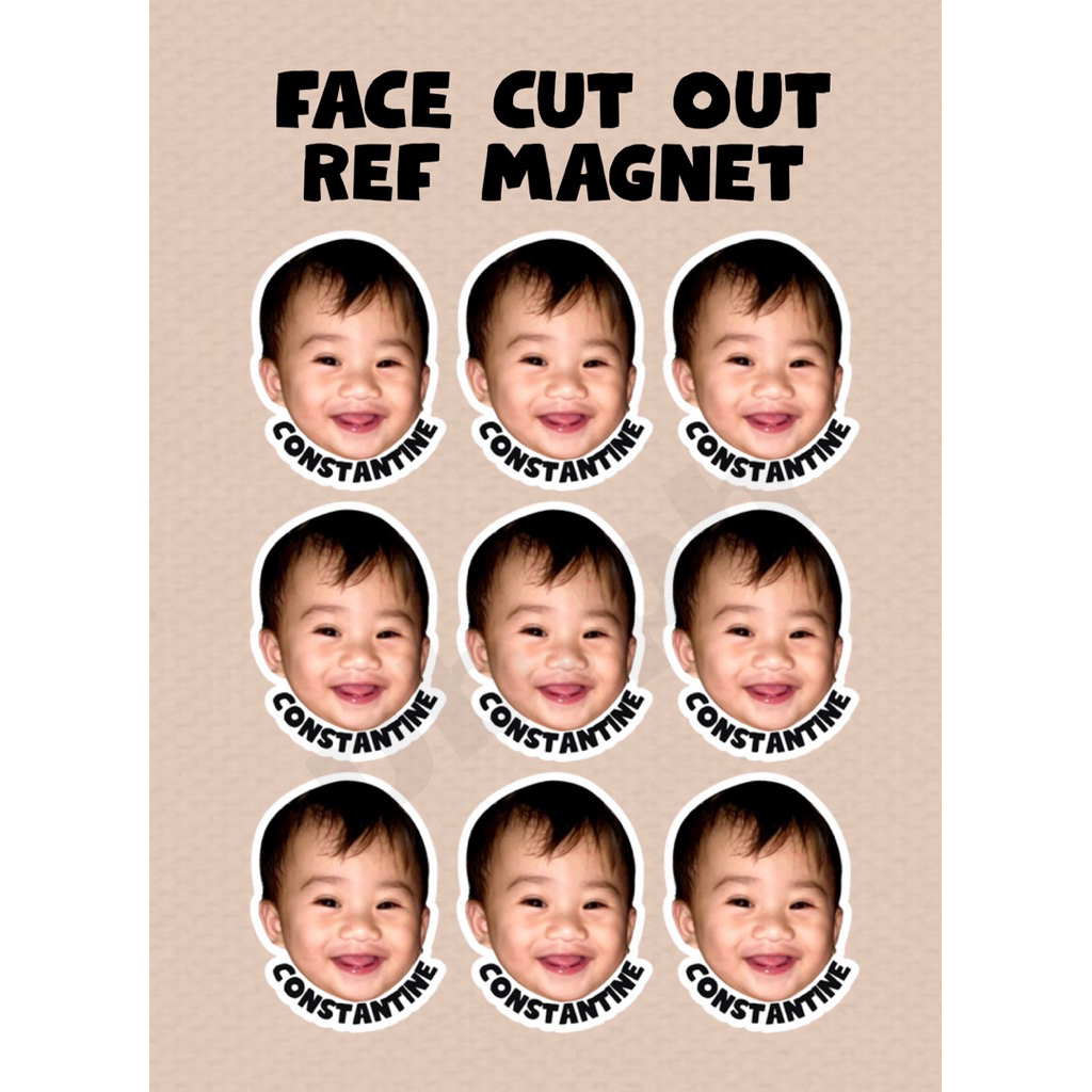 Face Cut Out Ref Magnet | Shopee Singapore