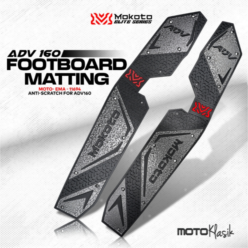 MOKOTO ELITE SERIES HONDA ADV 160 ALLOY MATTING ANTI SCRATCH MOTO-EMA ...