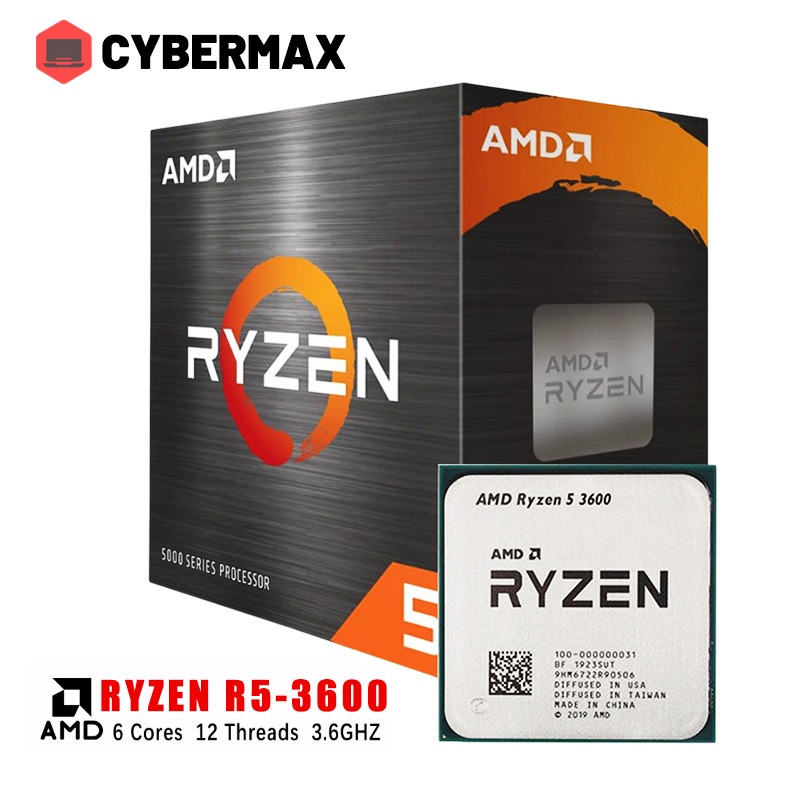 AMD Ryzen 5 3600 Desktop Processor Tray Type 3.5GHz 6Core 12Thread 7Nm ...