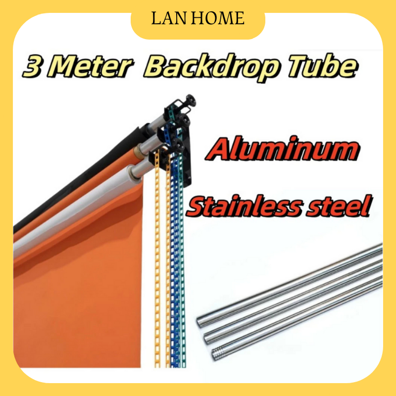 3m Metal Inner Tube Cross Bar Backdrop Stand For Photography Studio ...